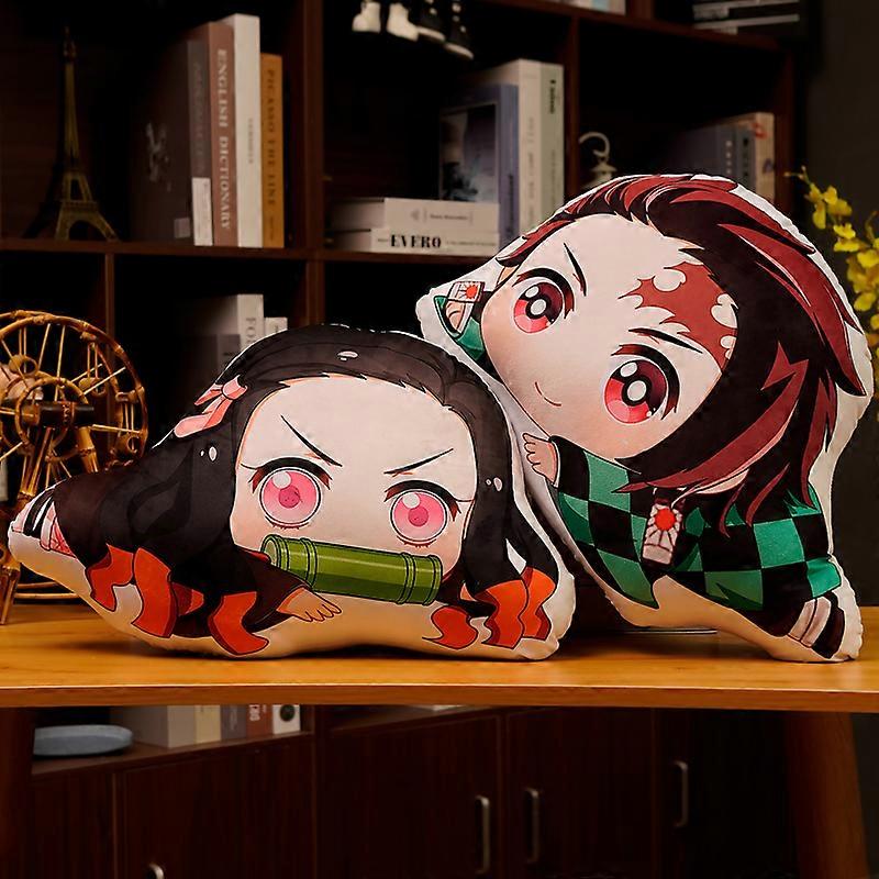 45cm Soft Rengoku Kyoujurou Demon Slayer Plush Pillow Doll Tanjirou ...