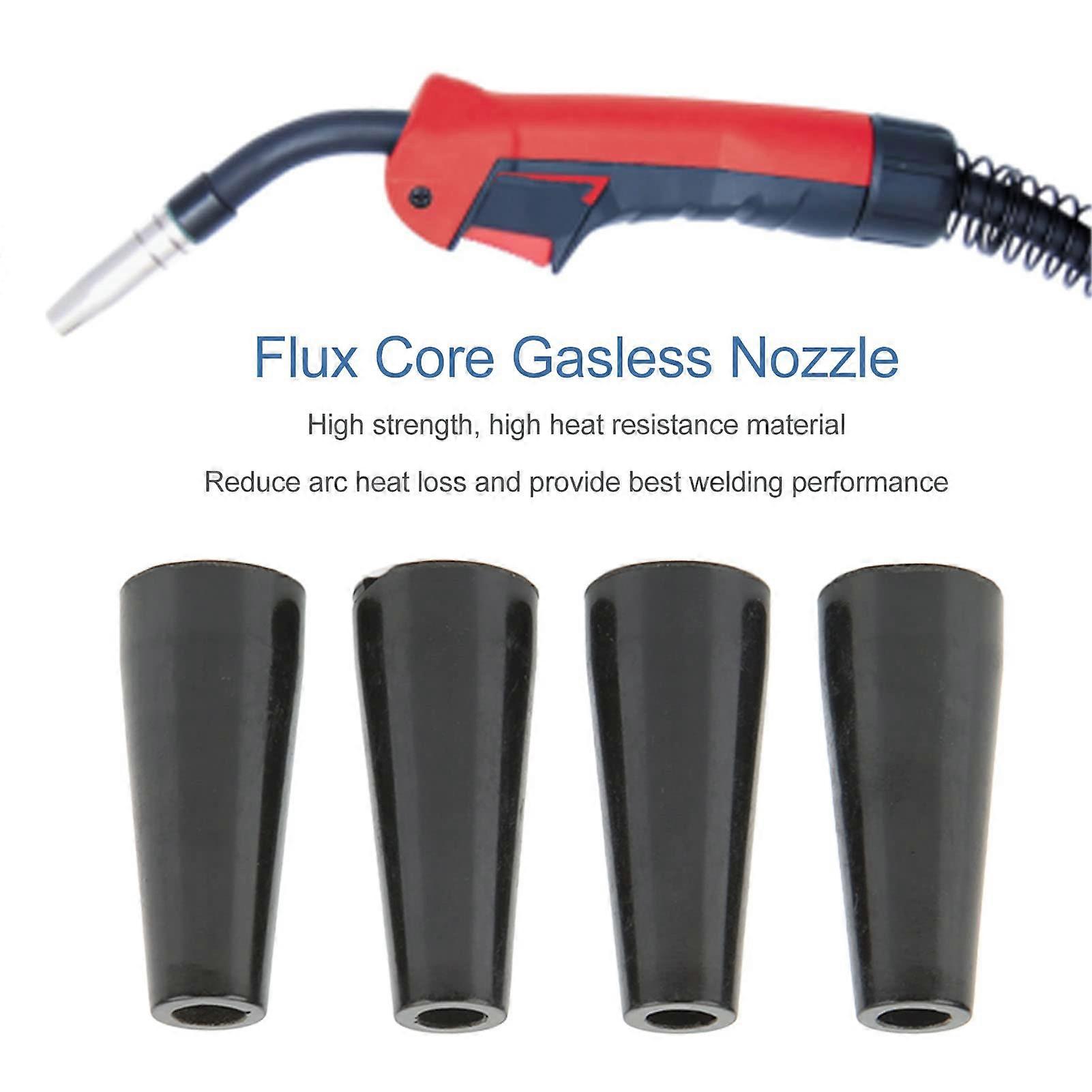 Flux Core Gasless Nozzle, 4Pcs MIG Welding Flux Core Gasless Nozzle KP1939-1 for Welders ...
