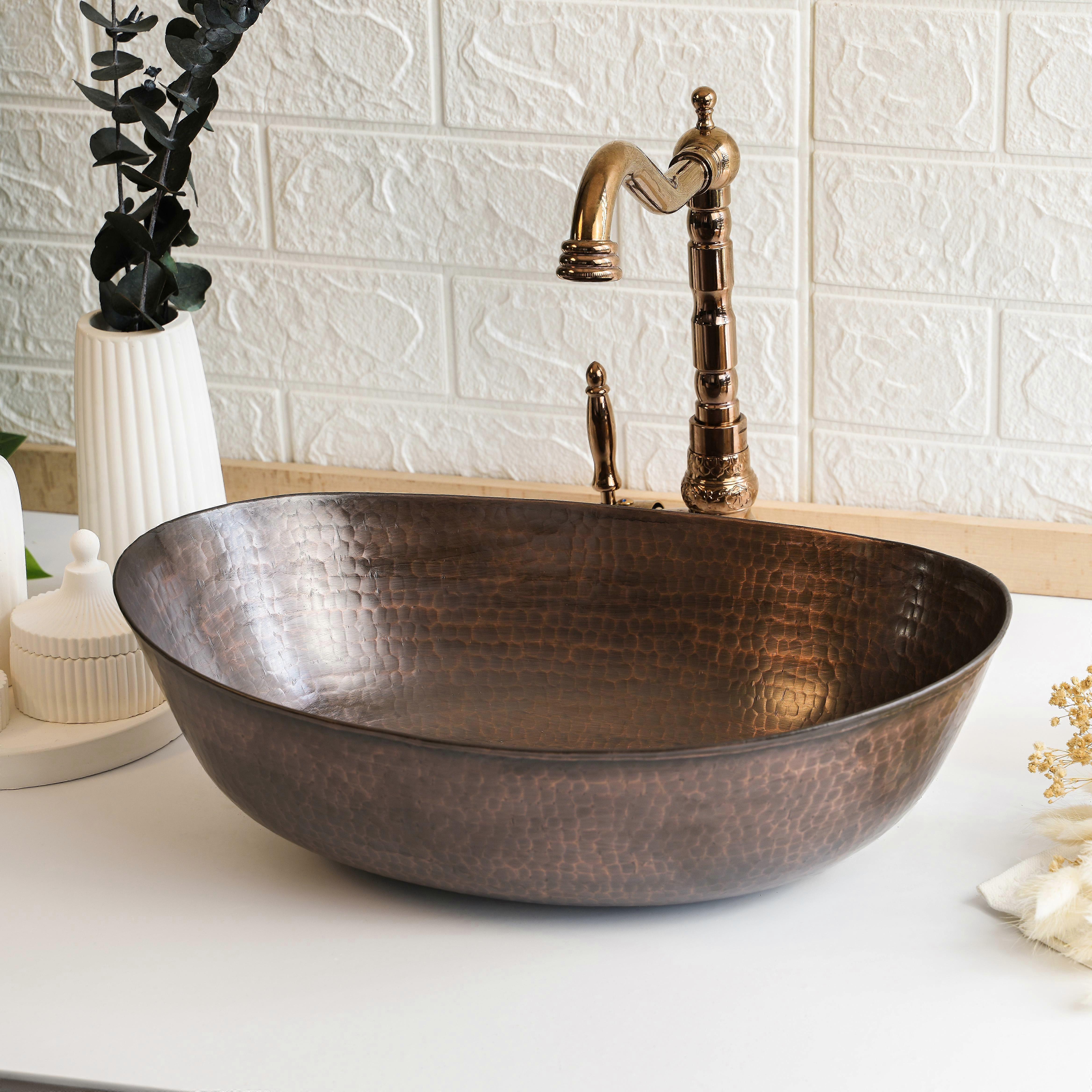 Copper Bathroom Vanity