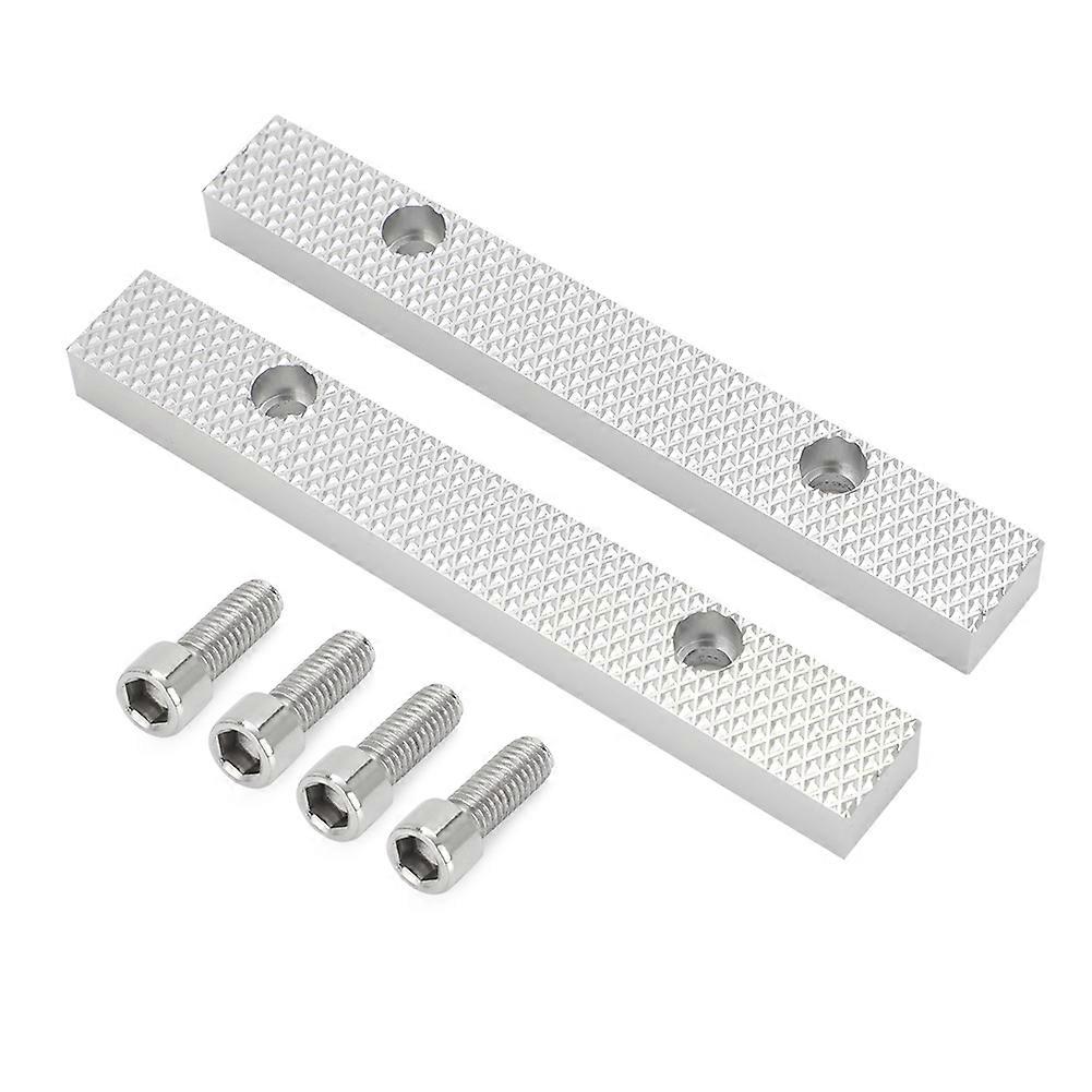 Vise Jaws Vice jaw pad with 1/2 W 3/4H 1/2T OFFSET WITH 3 C-C With 4 ...