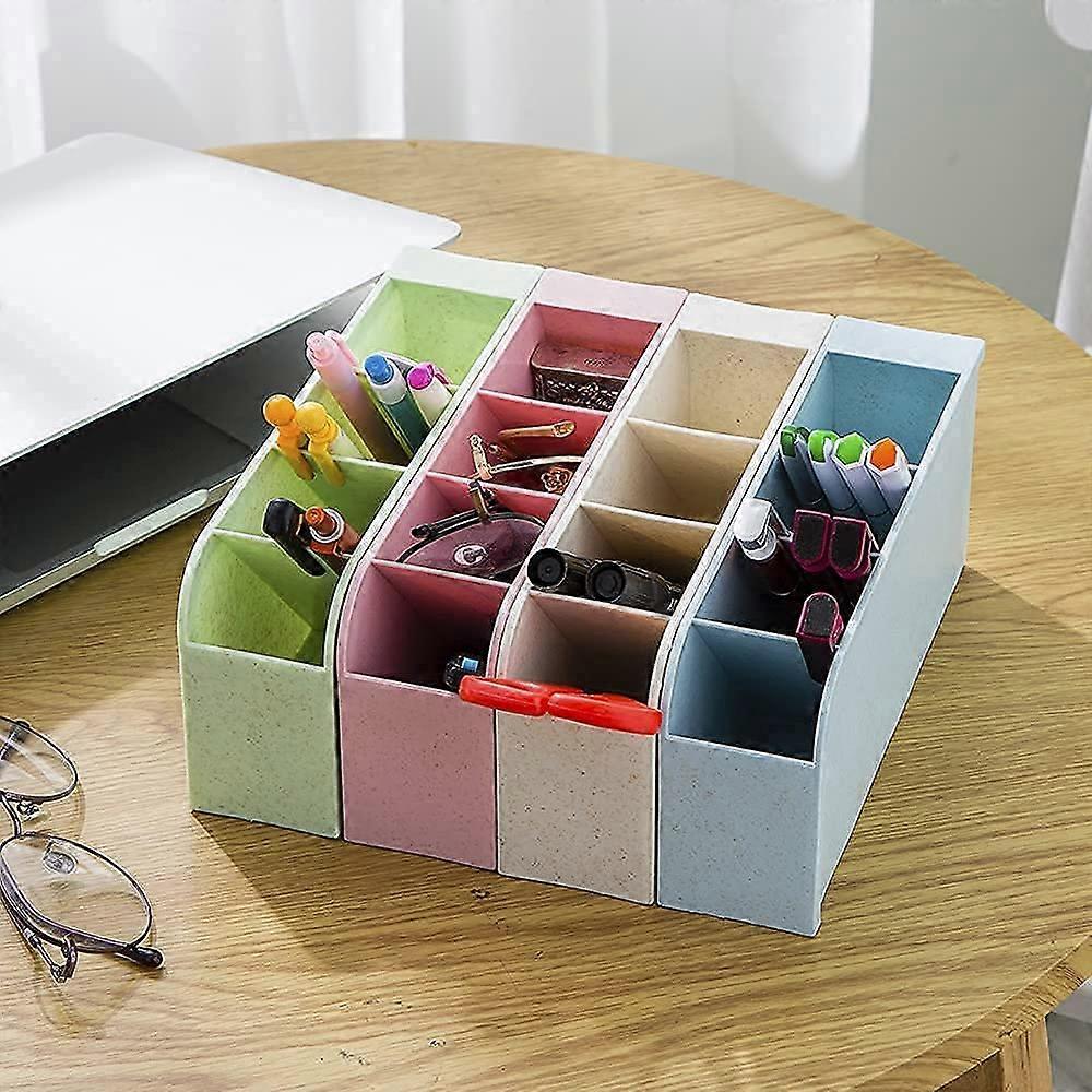 Desk storage pen holder, multi-functional desk cute stationery storage school supplies | Fruugo UK