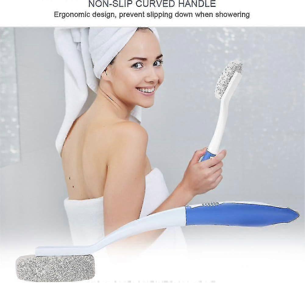 Pumice Stone With Long Handle, Foot File Callus Remover Foot Scrubber ...