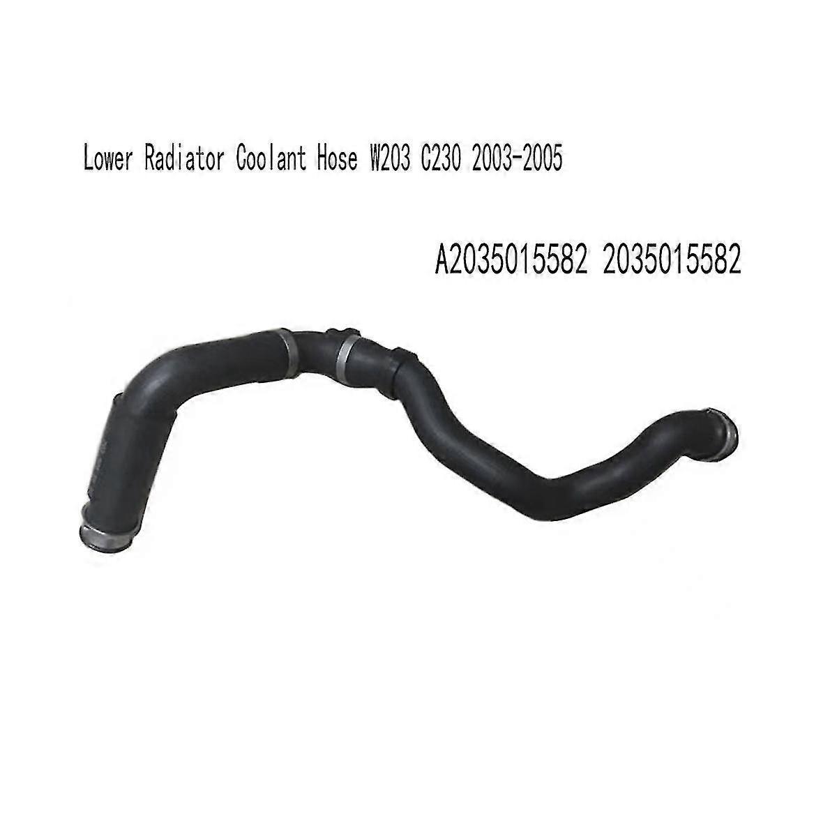 Car Lower Radiator Coolant Hose Water Tank Radiator Hose For W203 C230 ...