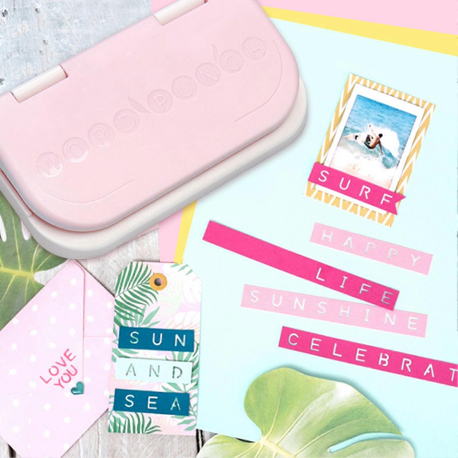 Manual Hole Puncher Craft Hole Punch 26 English Letters Alphabet Punch ...