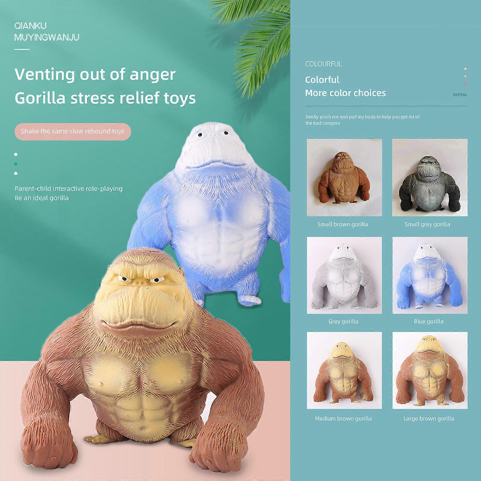 Gorilla Toys, Fun Monkey Toys for Kids and Adults, Squeeze Stress ...