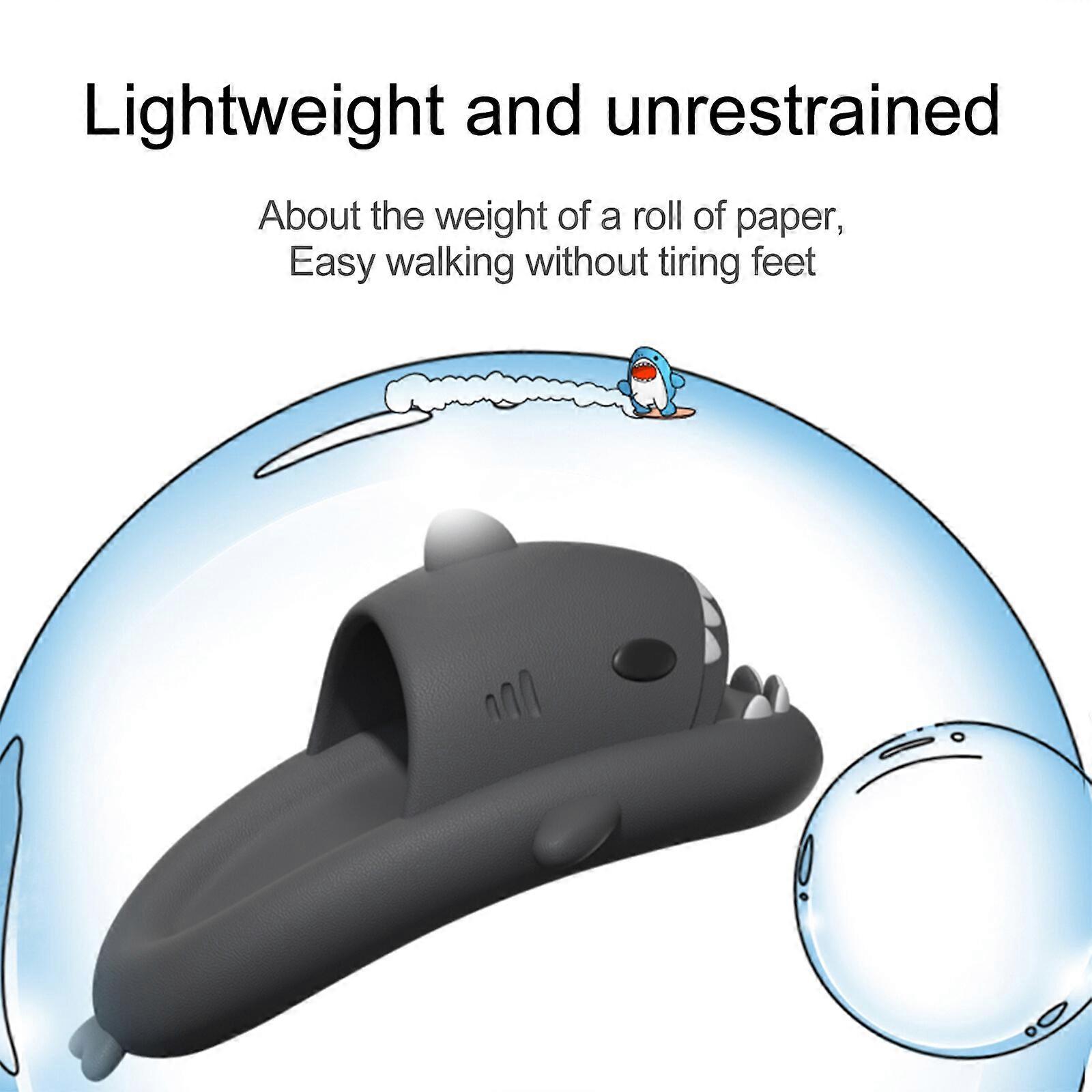Shark Par Tofflor För Par Och Barn, EVA Utomhus Plattform Tecknad ...
