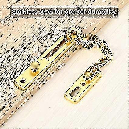 Door Chain Stainless Steel Security Chain Lock, Gold Door Chains ...