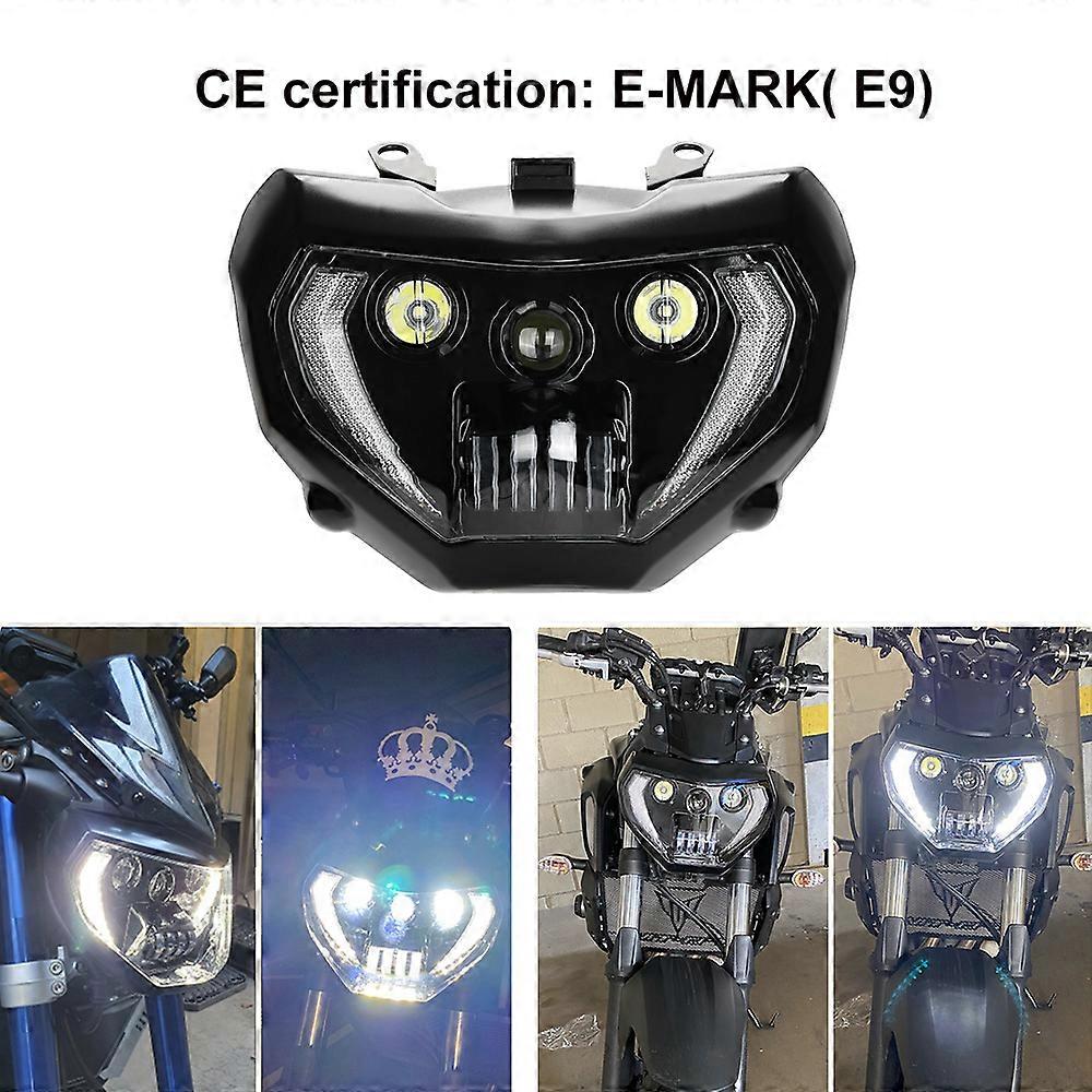 Headlight MT 07 Motorcycle Headlight DRL LED Lamp Waterproof For Yamaha ...