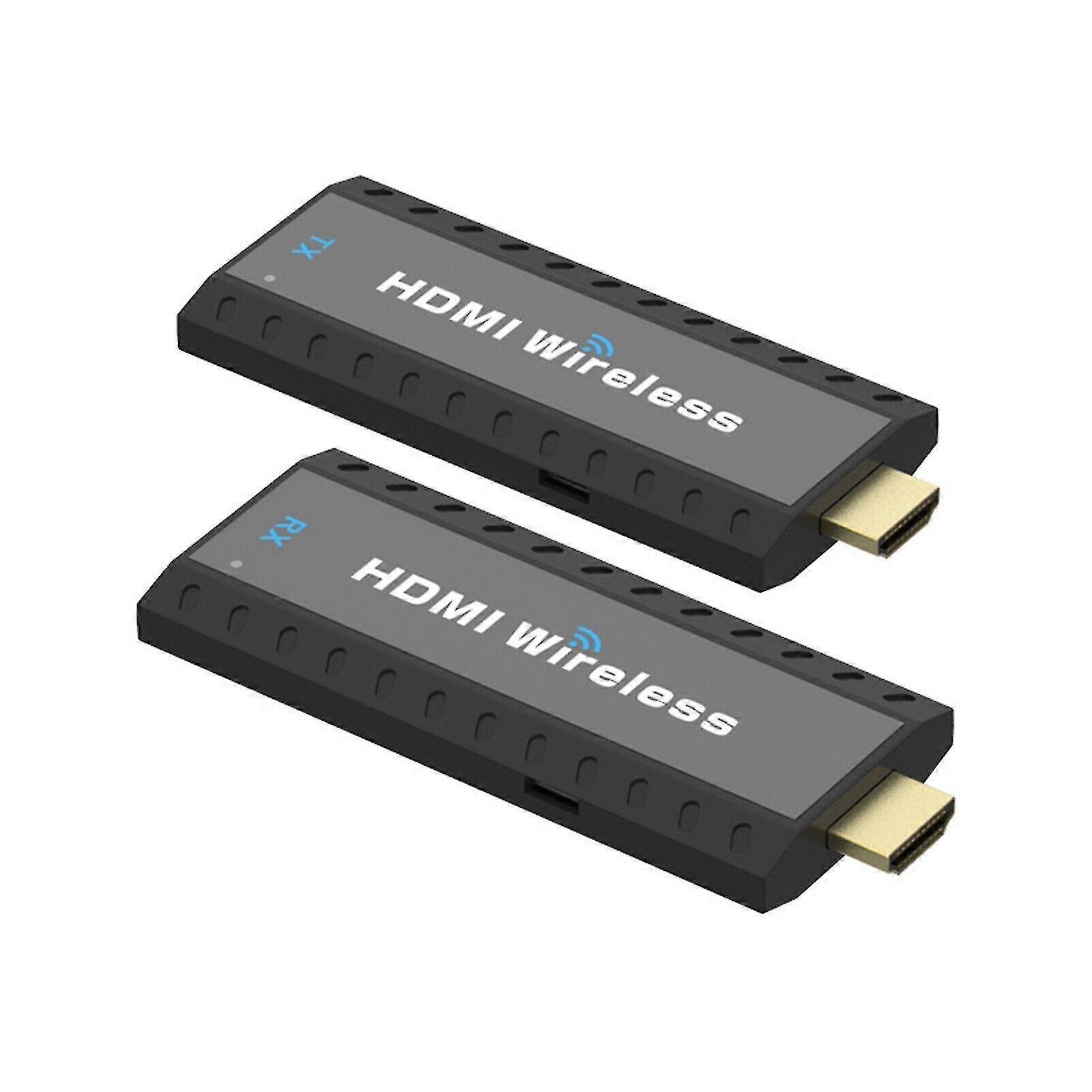 Wireless Hdmi Extender Video Transmitter Receiver Screen Mirror 1 Pc To ...