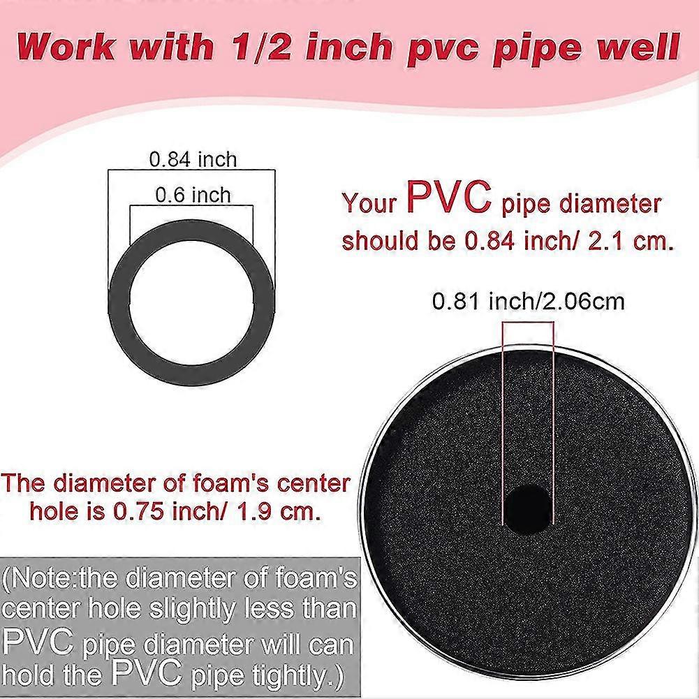 4 Sizes 8 Pieces Cup Turner Foam Tumbler Inserts For 1/2 Inch Pvc Pipe ...