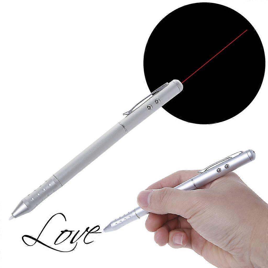 Multifunction Laser Pointer Red Presenter Pen With White Beam Light ...