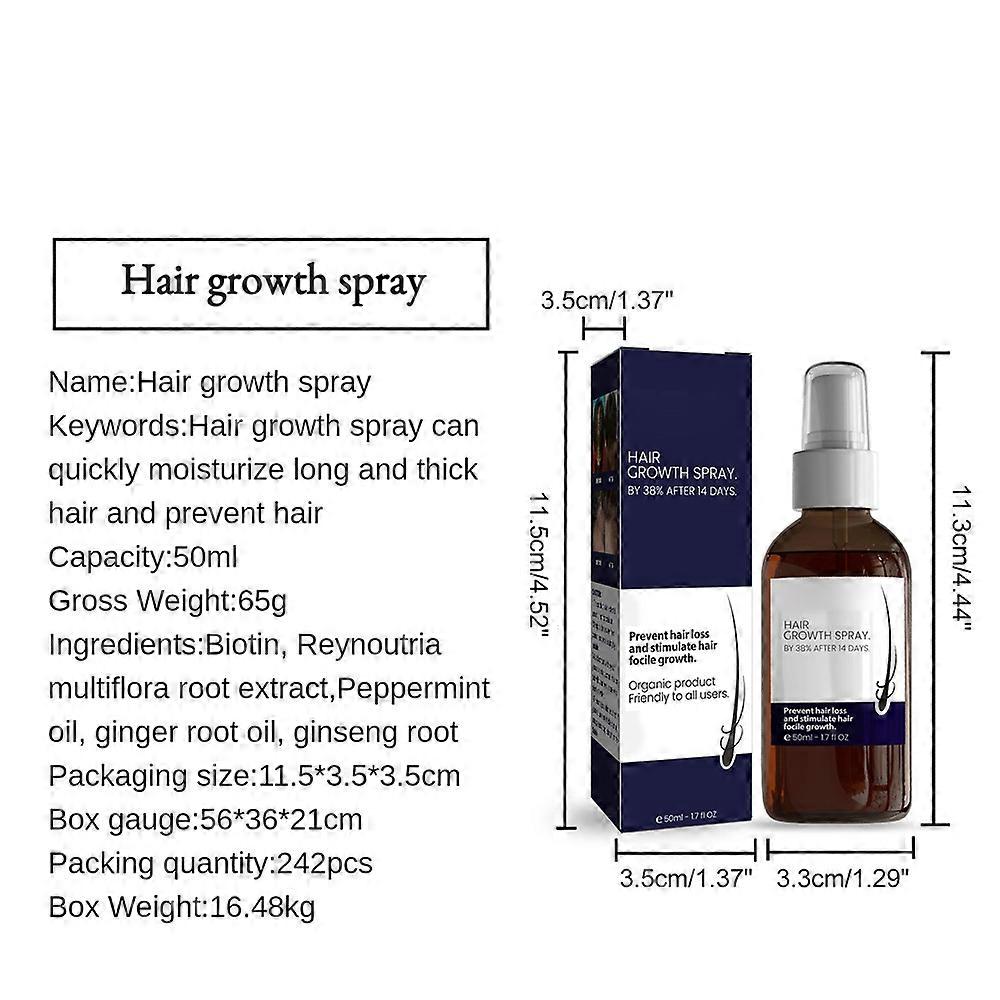 Hairgrowth Formula Serum Spray Hair Growth Spray Moisturizes Scalp Hair ...