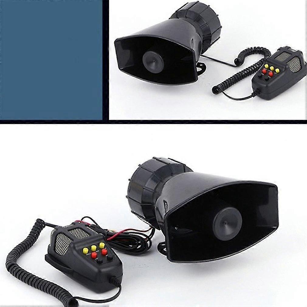 Speakers 110db Car Horn Police Siren Air Horn Megaphone Car Horn Alarm ...