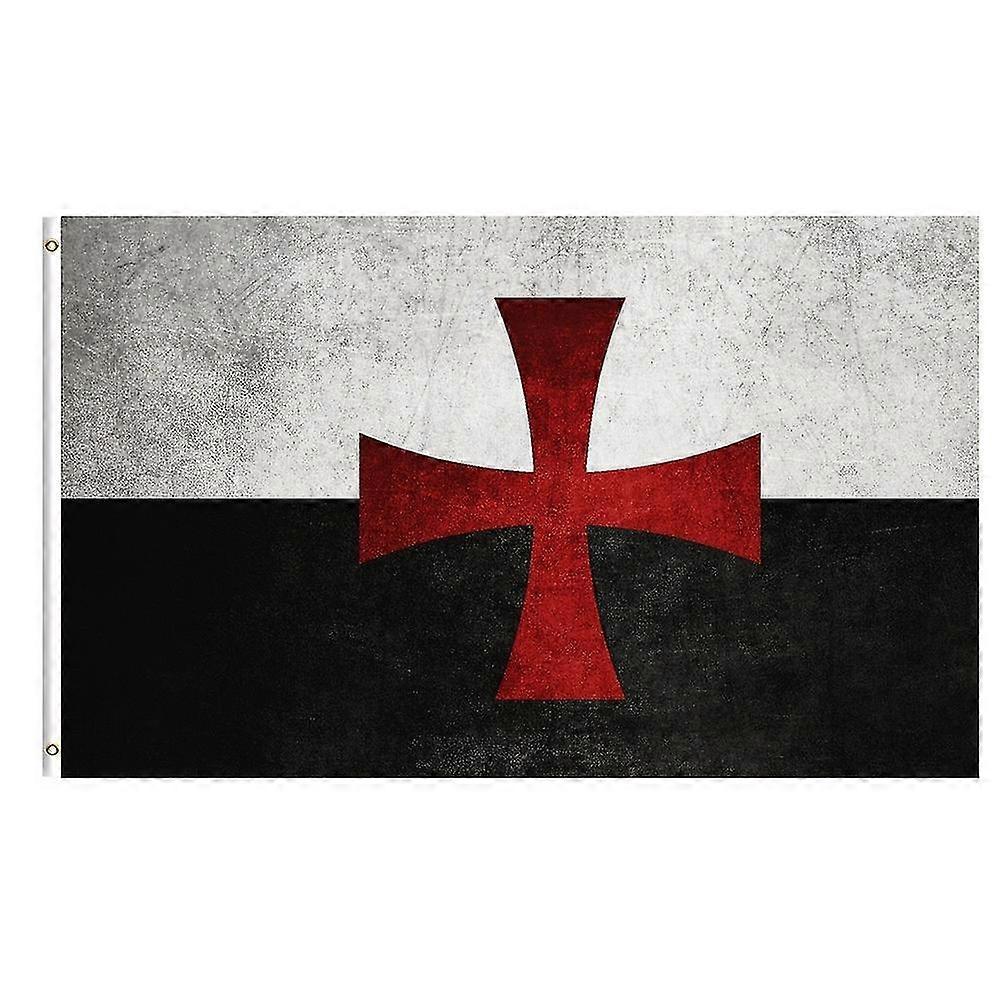 Masonic Knights Templar Flag Banner 3x5 ft 100d Polyester Brass ...