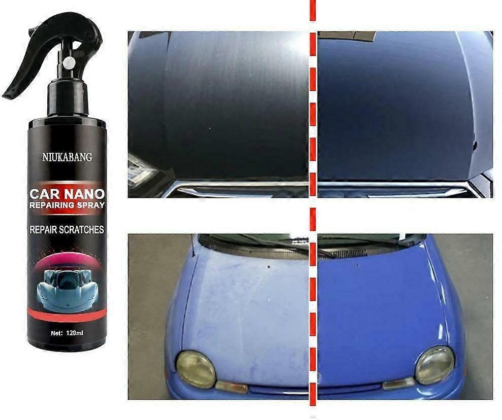 Car Remove Scratch Coating Agent Nano Repairing Spray Oxidation 120ml ...