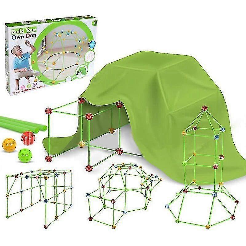 Children's Tent, Diy Fort Children's Cabin Building Kit, Castle Tunnel ...