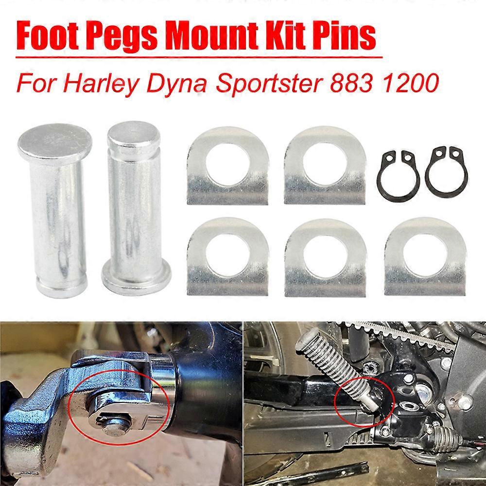 9pcs/Set Motorcycle Footpeg Foot Peg Rest Mount Bolt Pin Spring Washer ...