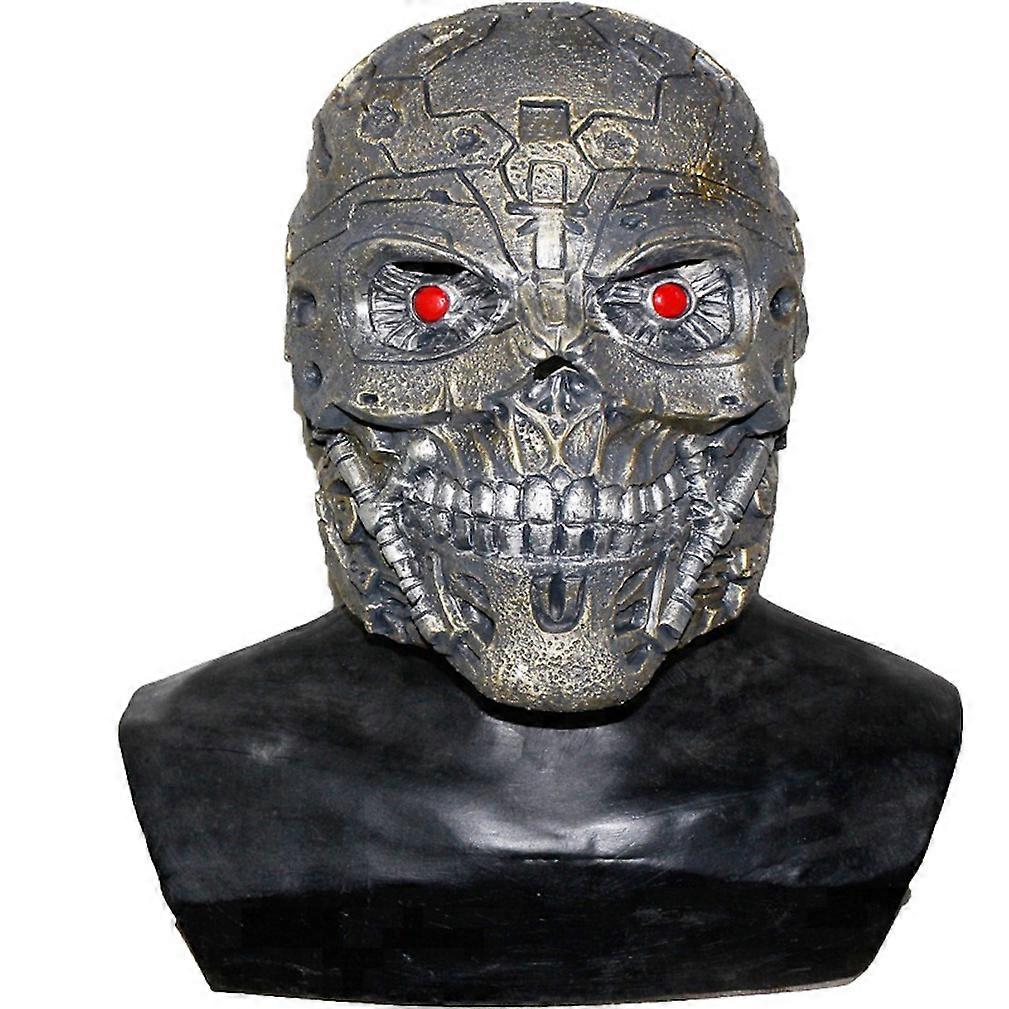 Terminator T800 Mask Latex Full Face Cover Halloween Cosplay Prop ...