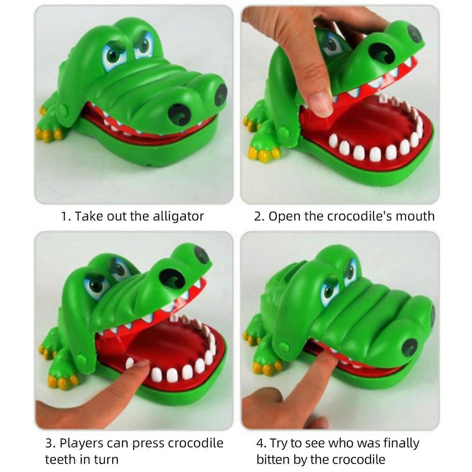 Crocodile Teeth Game for Kids, Dentist Biting Finger Games Funny Toys ...