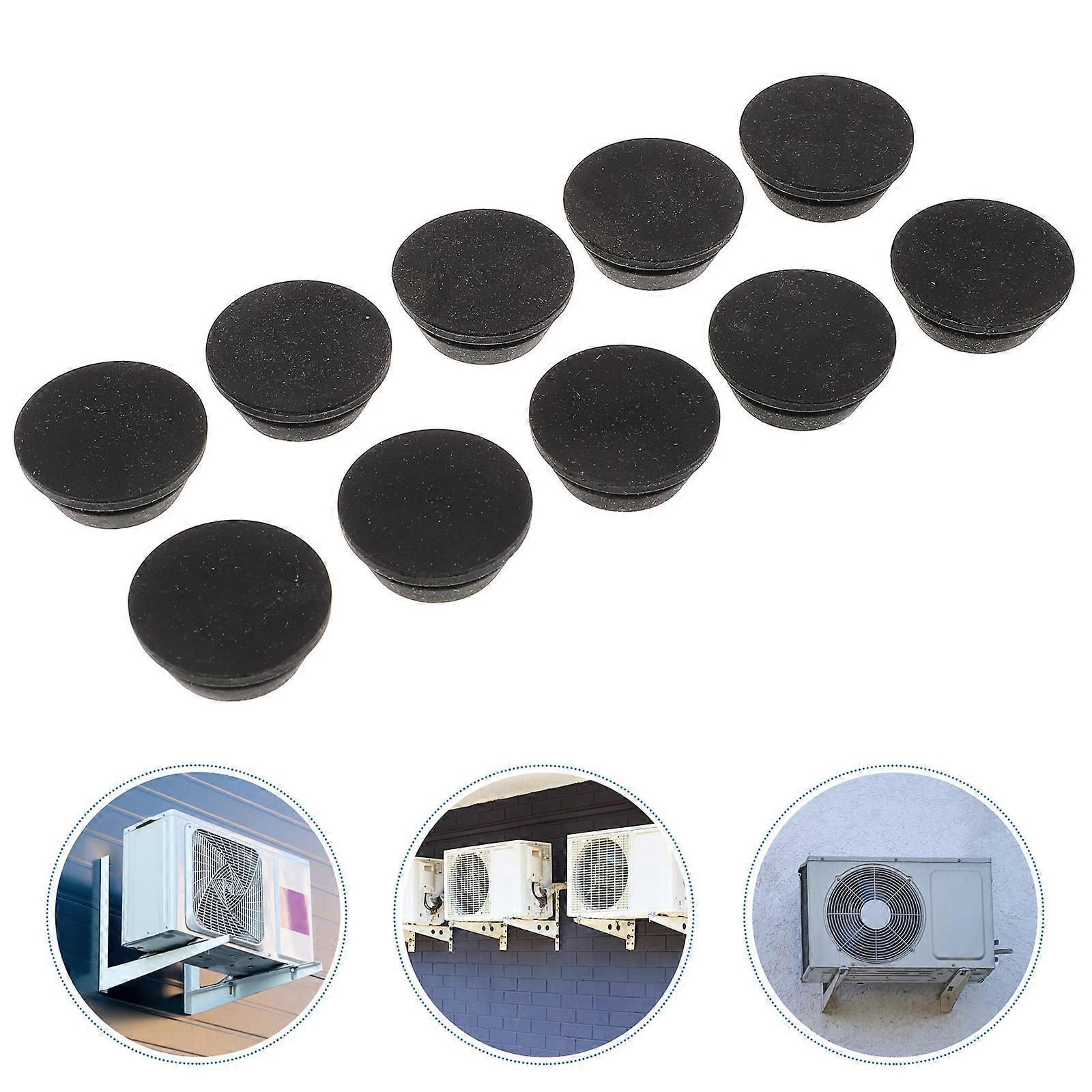 10pcs Rubber Hole Plug Ac Drain Stopper Hole Filler Air Conditioner ...
