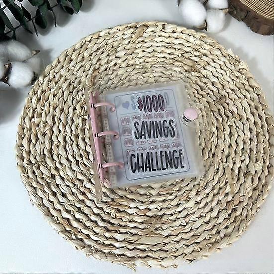 1000/2100 Mini Budget Binder Waterproof Envelope Money Savings ...