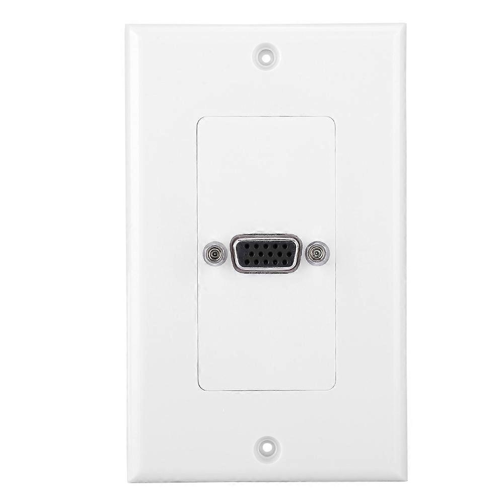 VGA Socket Wall Mount Panel Adapter Wall Socket ABS Material | Fruugo UK