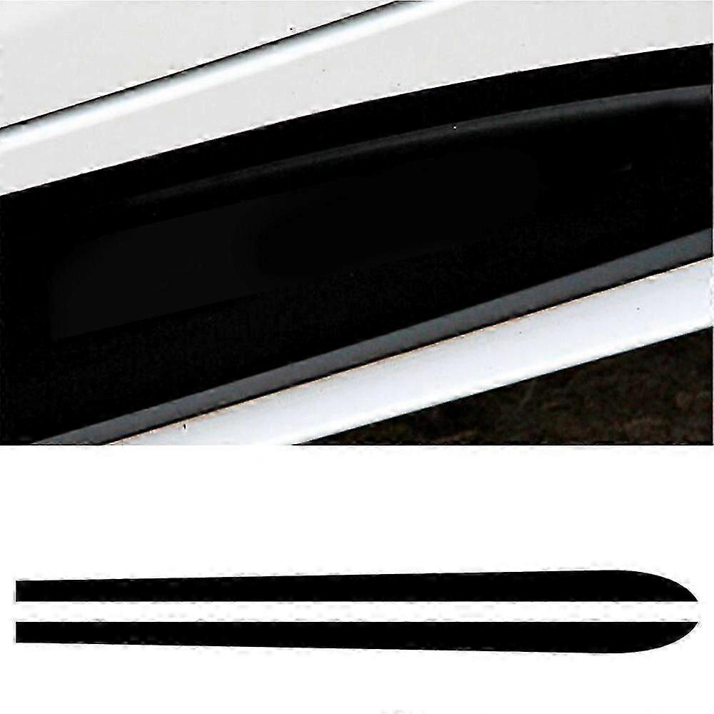 2pcs Side Skirt Racing Stripes Decal Stickers Vinyl Replacement for BMW ...