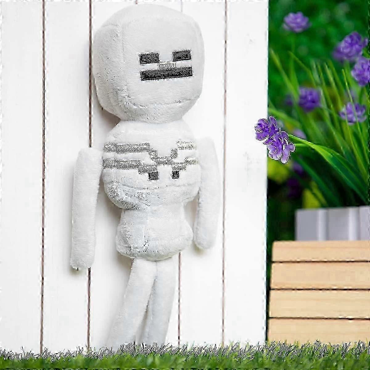 Minecraft Skeleton Plush Doll Stuffed Toy Ultra Soft Doll Birthday Gift ...