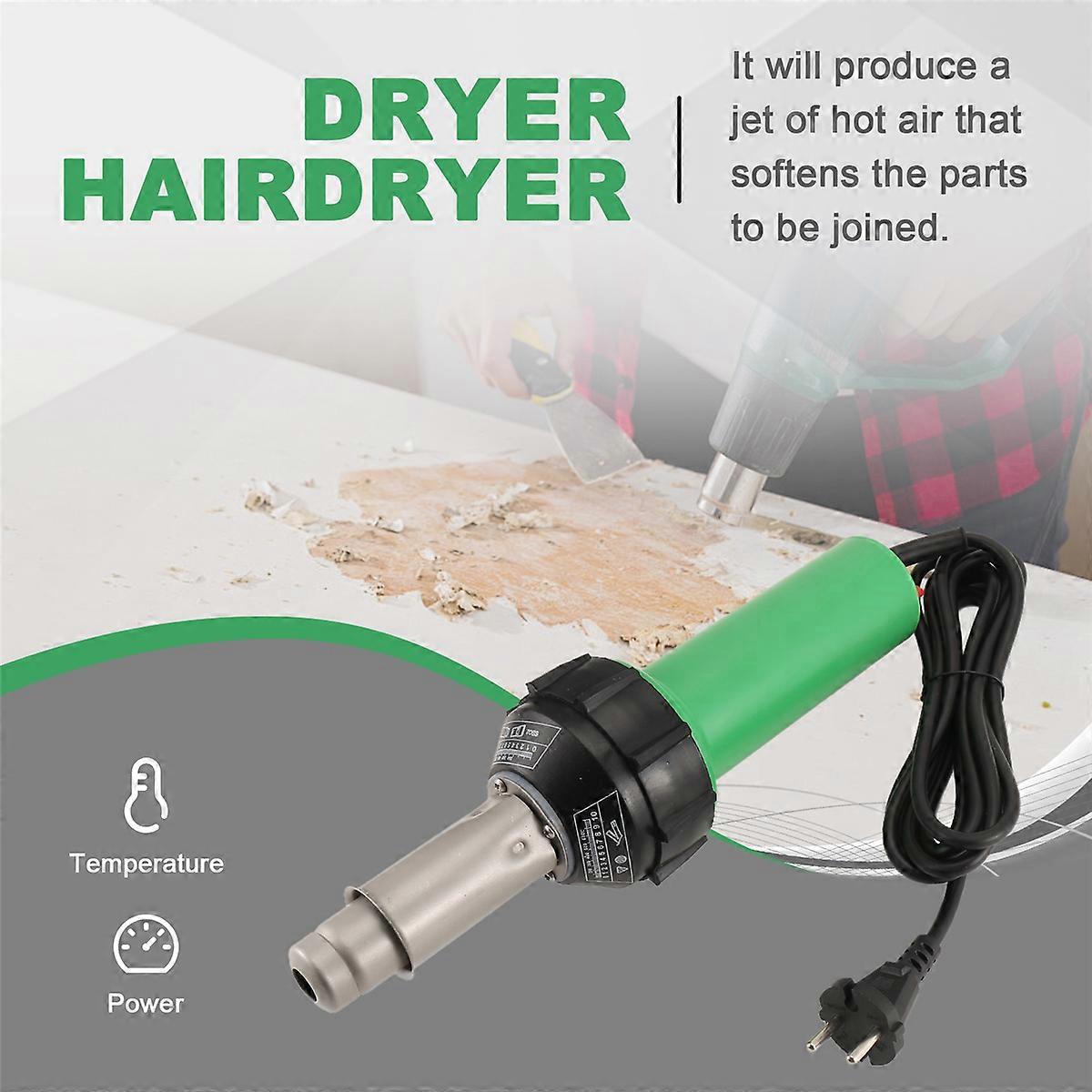 1600W Heat Tool Hot Plastic Welding Torch Hand-Held Thermal Power Tool ...