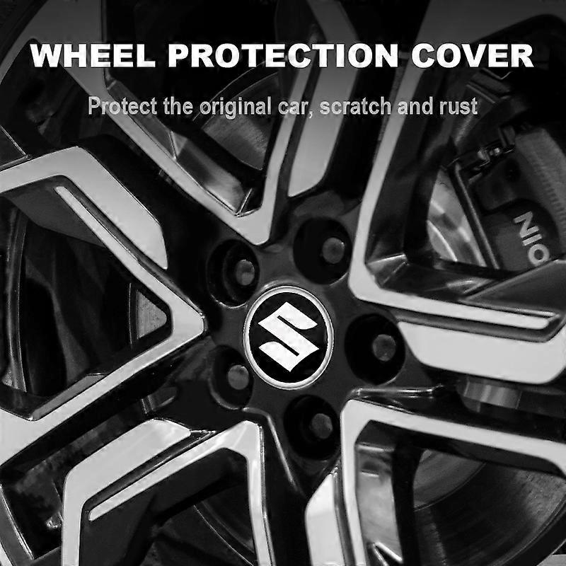 Car Wheel Center Hub Cap Sticker Emblem Badge Wheel Sticker Accessories ...