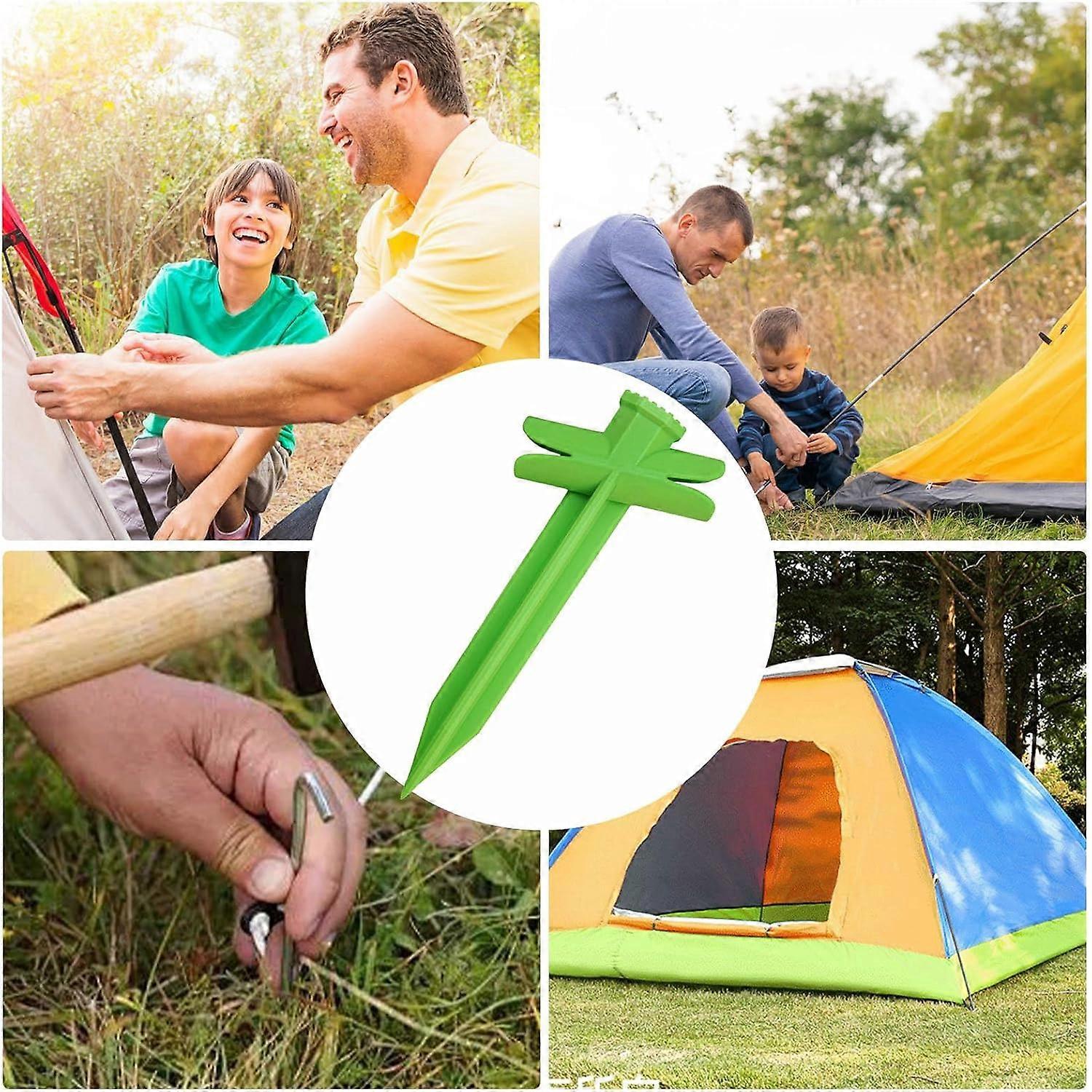 Ground Wind-Resistant Tent Pegs for Camping, High Tensile Strength ...