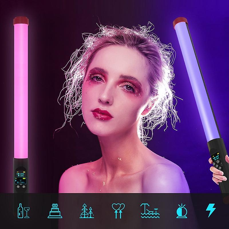 Rgb Colorful Stick 114 Leds Waterproof Photography Adjustable Color ...