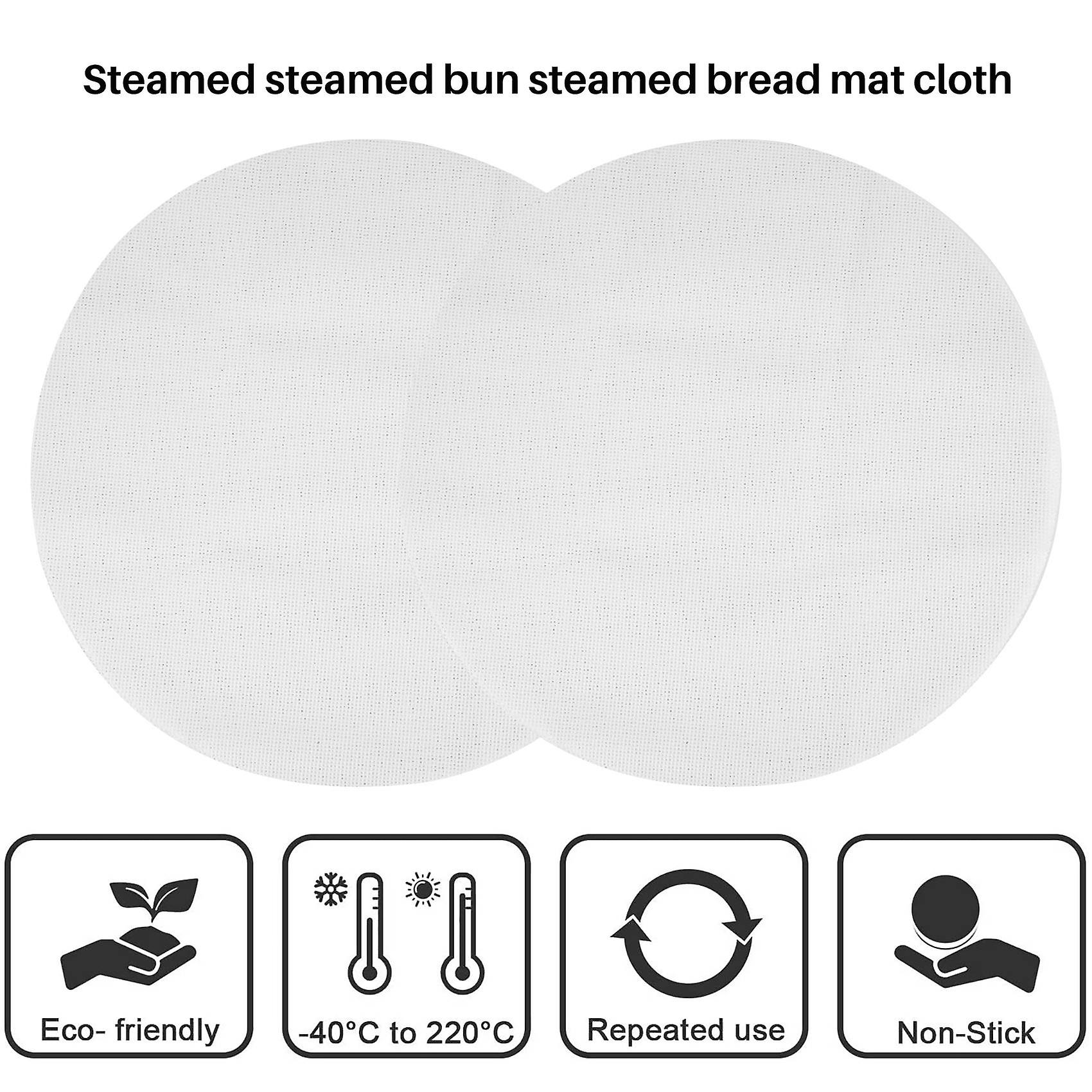 5 Pcs Silicone Steamer Mesh Mats, Reusable Non-stick Round Steamer Pad ...