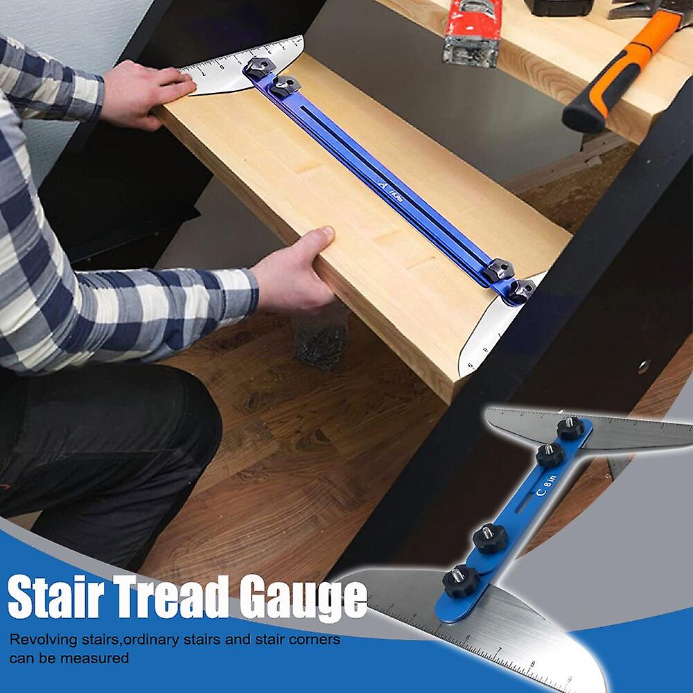 Stair tread gauge stair tread template tool angle ruler stair tread ...