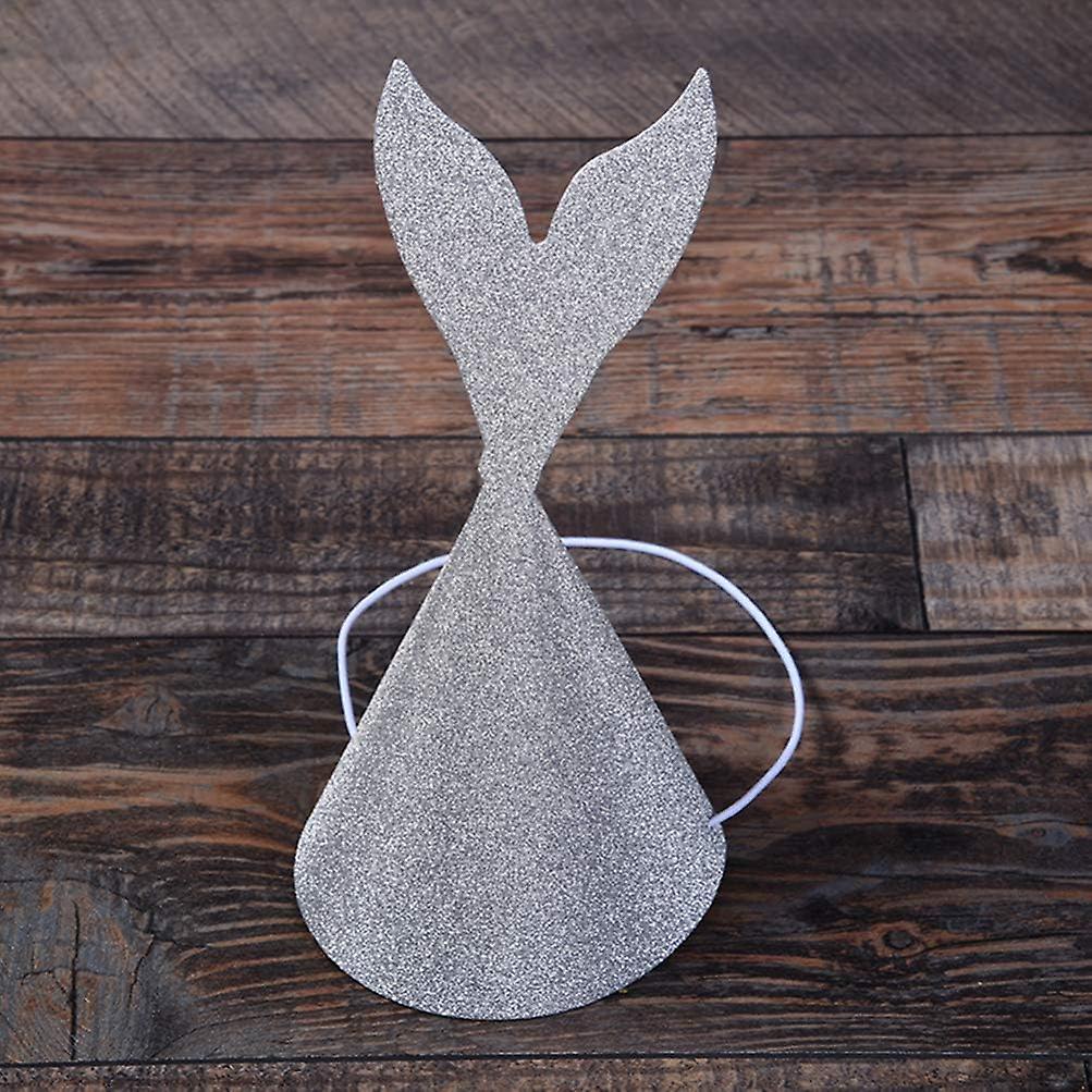 Glitter Mermaid Tail Paper Hat Mermaid Party Hat With Rope Birthday ...