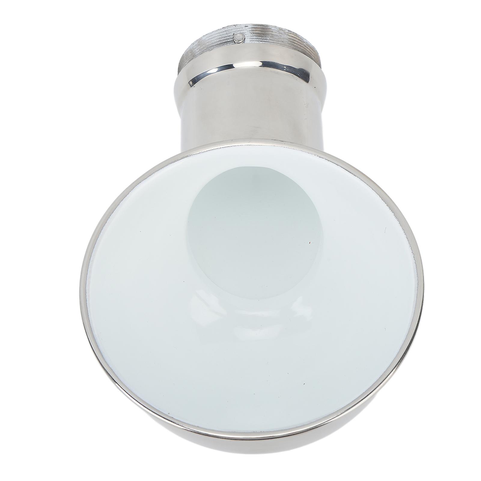 3in Marine Cowl Vent Marine Grade 304 Stainless Steel Round White Cowl ...