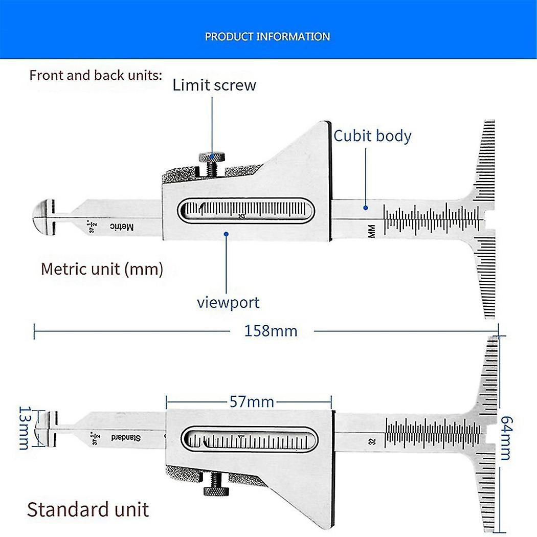 Weld Staggered Ruler Staggered Tape Measure Welding Gauge Weld Ruler ...