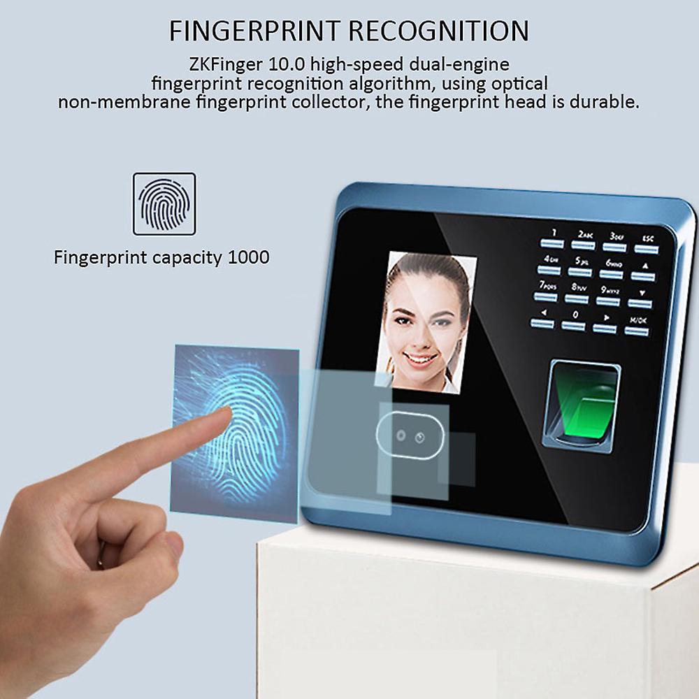 Zkteco Wifi Uf100plus Biometric Fingerprint Face Recognition With Keyboard Time Clock Fruugo Uk