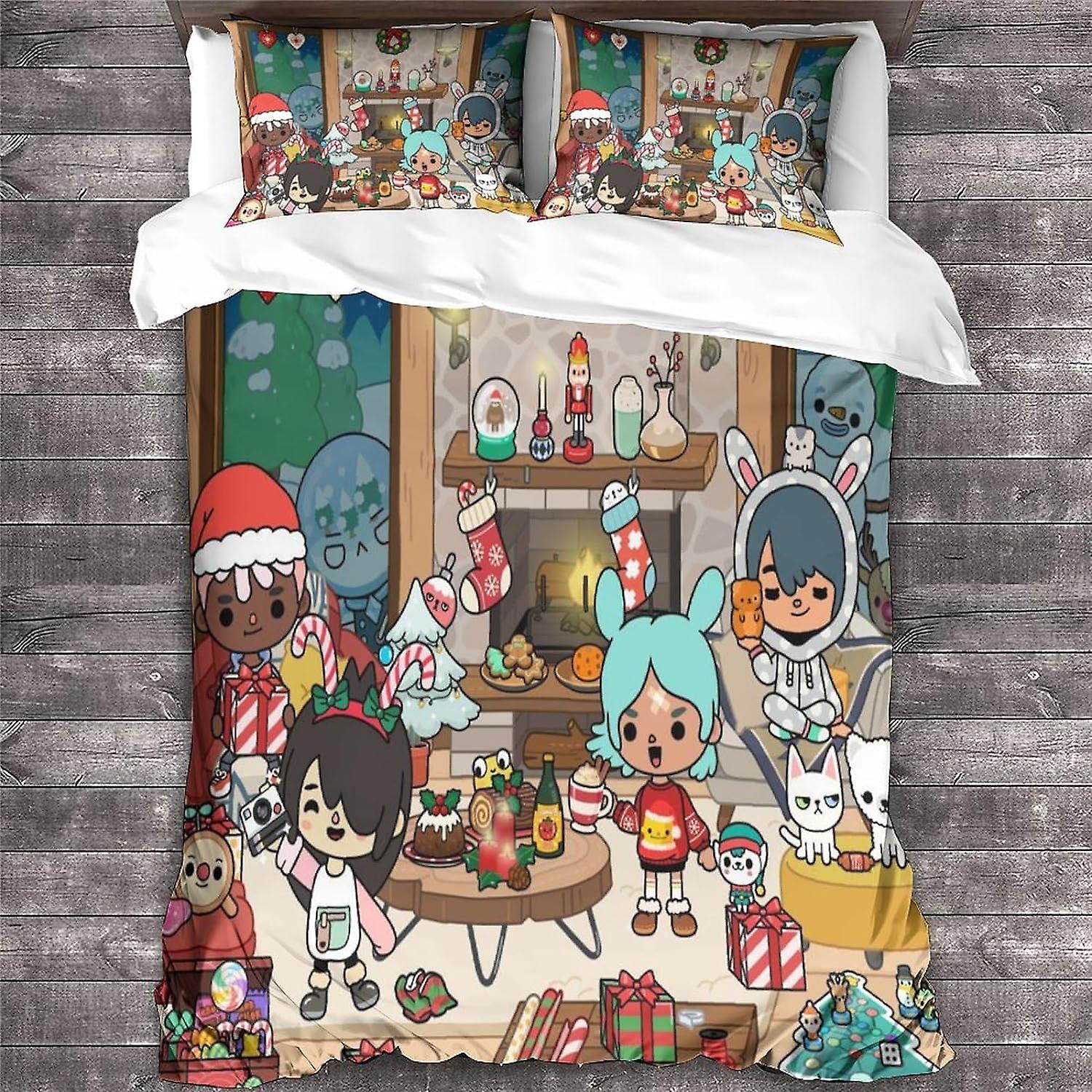 Entemah Toca Life World Bedding Set Duvet Cover Soft Microfiber Cute ...