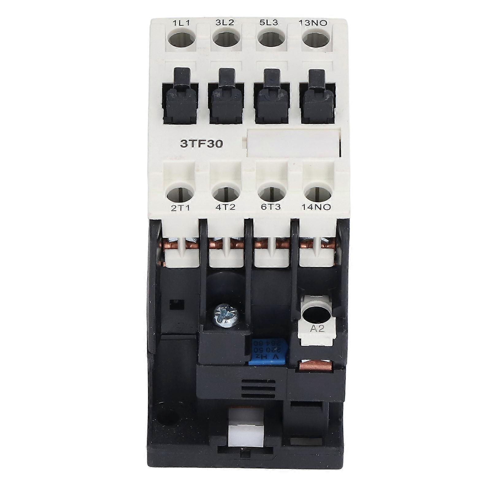 AC Contactor DIN Rail Mount Circuit Control Contactor 220V 50Hz 9A 1 ...