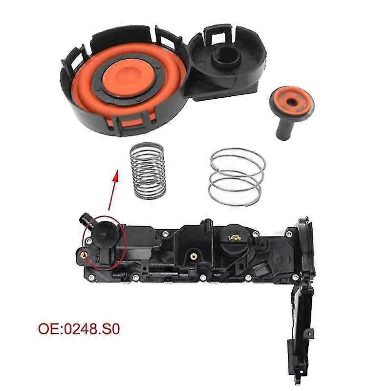 0248.S0 New PCV Valve Cover with Membrane for 1.6Hdi 8V 9688939180 ...