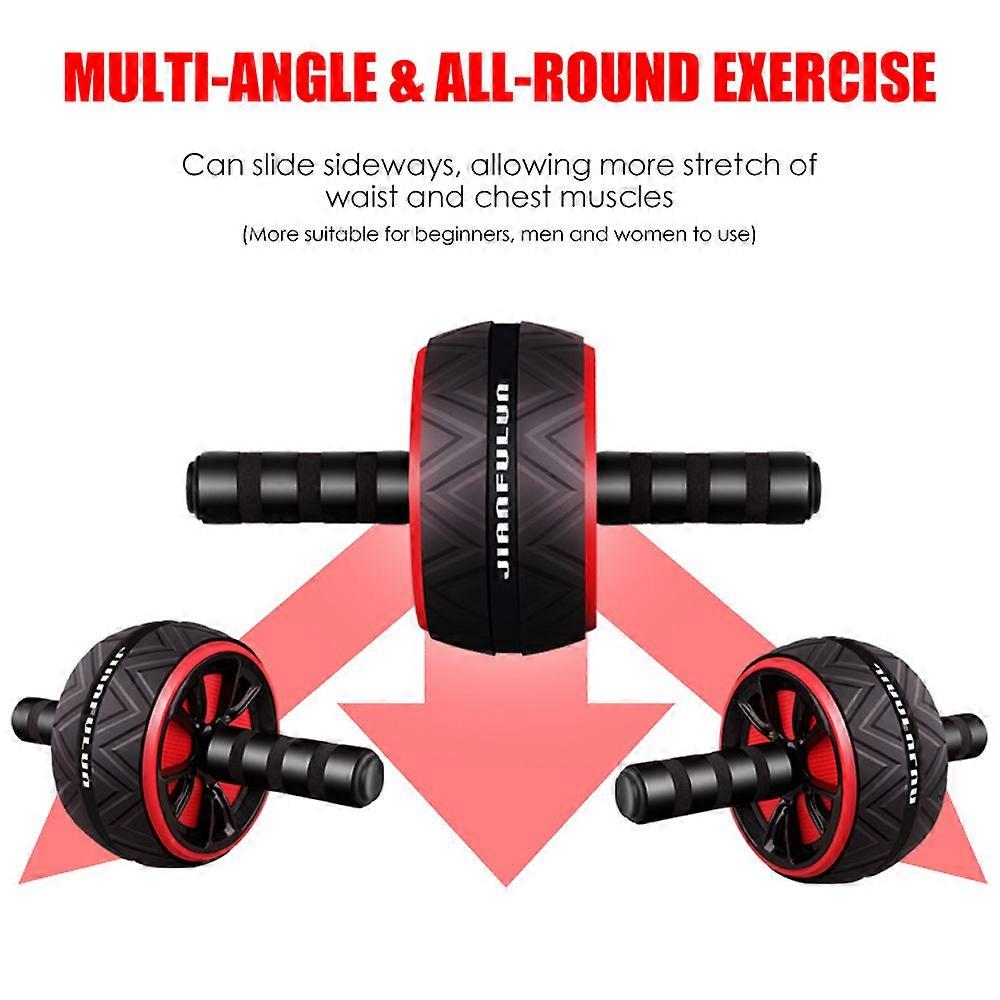 Abdominal Roller Exercise Wheel Fitness Equipment Mute Roller For Arms ...