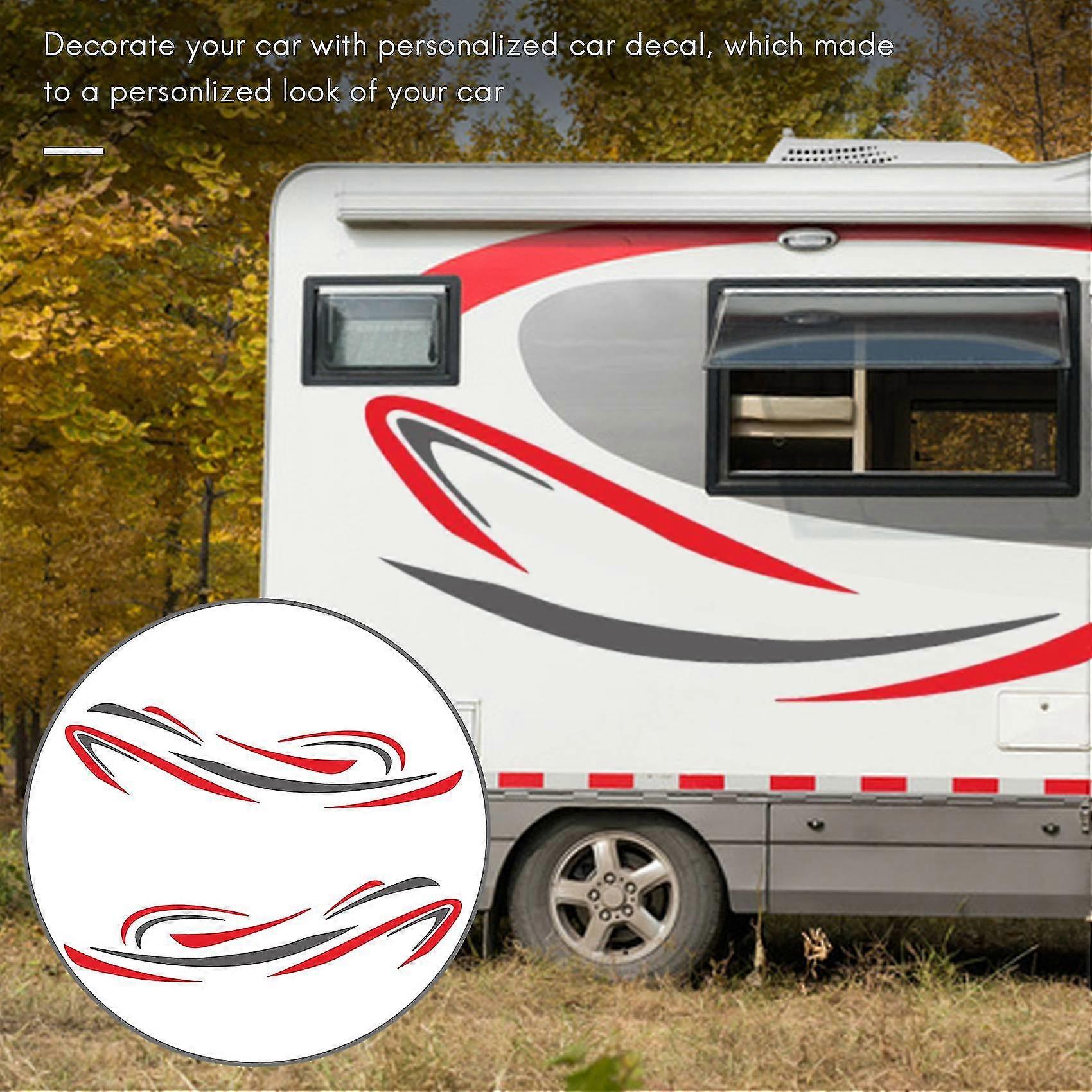 RV Motorhome Universal Body Sticker DIY Stripes Graphics Decal Sticker ...