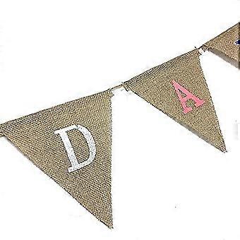 Lovely Paper Bunting 10 Foot Flag Banner Pennant Flag Garlands Fabric ...