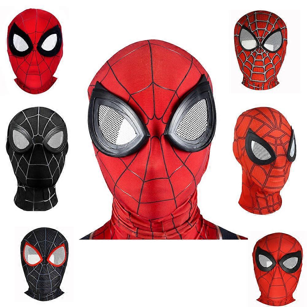 Anime Marvel Spider-Man Costume Mask 3D Cosplay Costume Mask Superhero ...