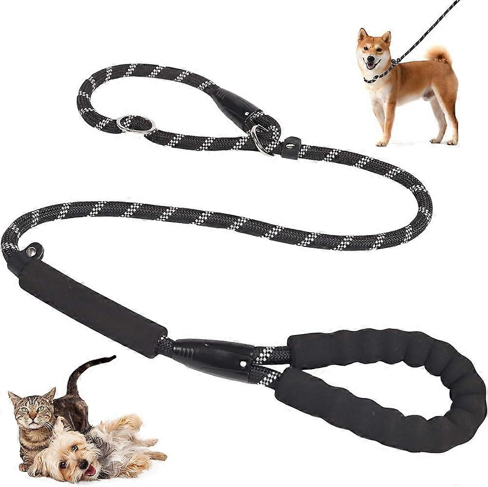5.2FT Dog Training Leash, Reflective Nylon Training Lead Rope, Durable ...