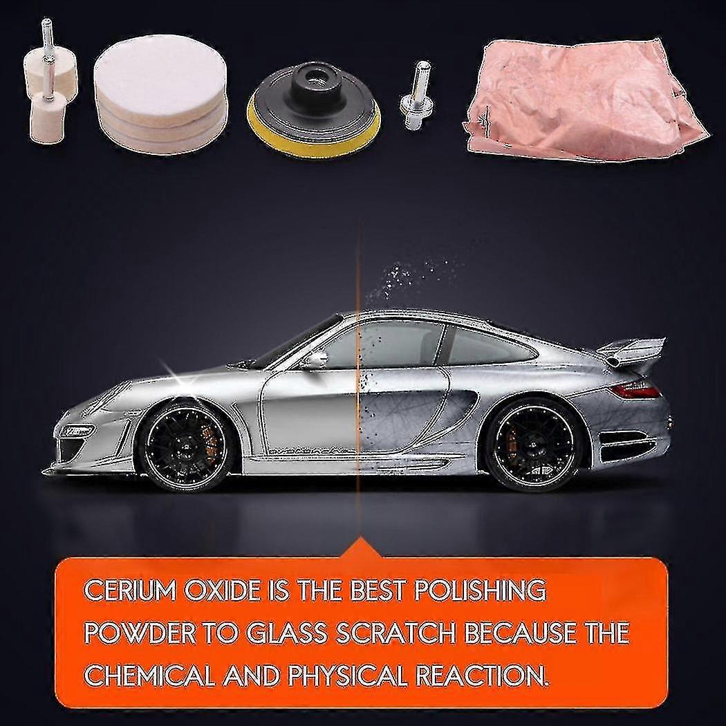 8pcs 120g Cerium Oxide Glass Polishing Powder Kit For Deep Scratch ...