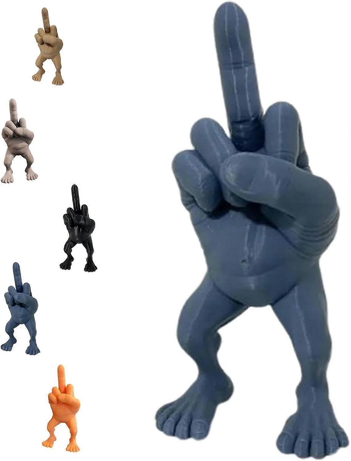 Middle Finger Figure with Legs, Funny Middle Finger Gag Gifts, Funny ...