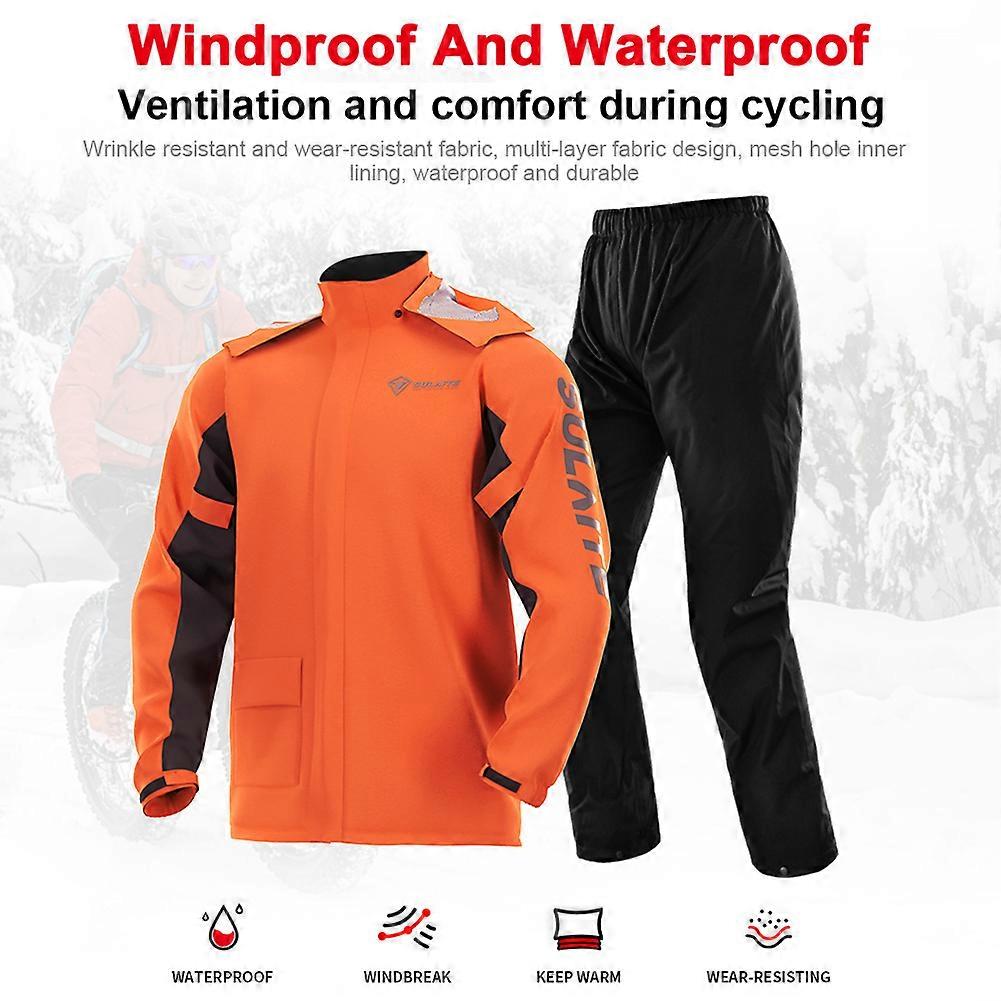 Men Motorcycle Rain Suits Motorbike Rain Suit Moto Rain Suits Pants ...
