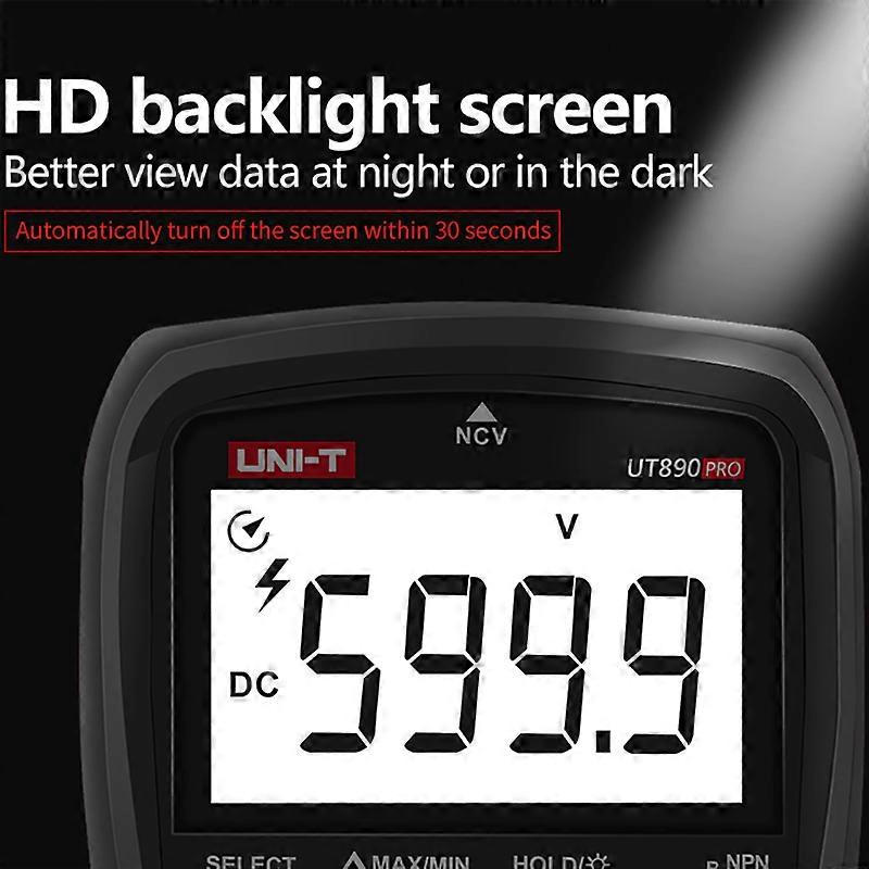 UNI-T UT890 PRO digital multimeter DC AC Current meter Voltmeter True ...